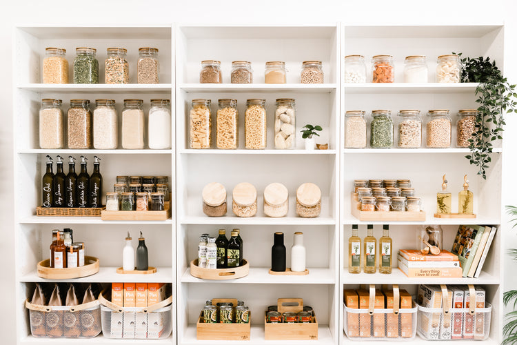 Tilted Glass Storage Jar with Wooden Lid – Pullen and Co